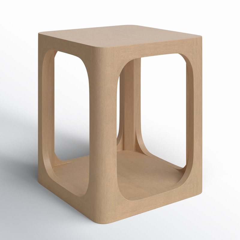 Joss & Main Sybil 18" Mango Wood Side Table & Reviews | Joss & Main